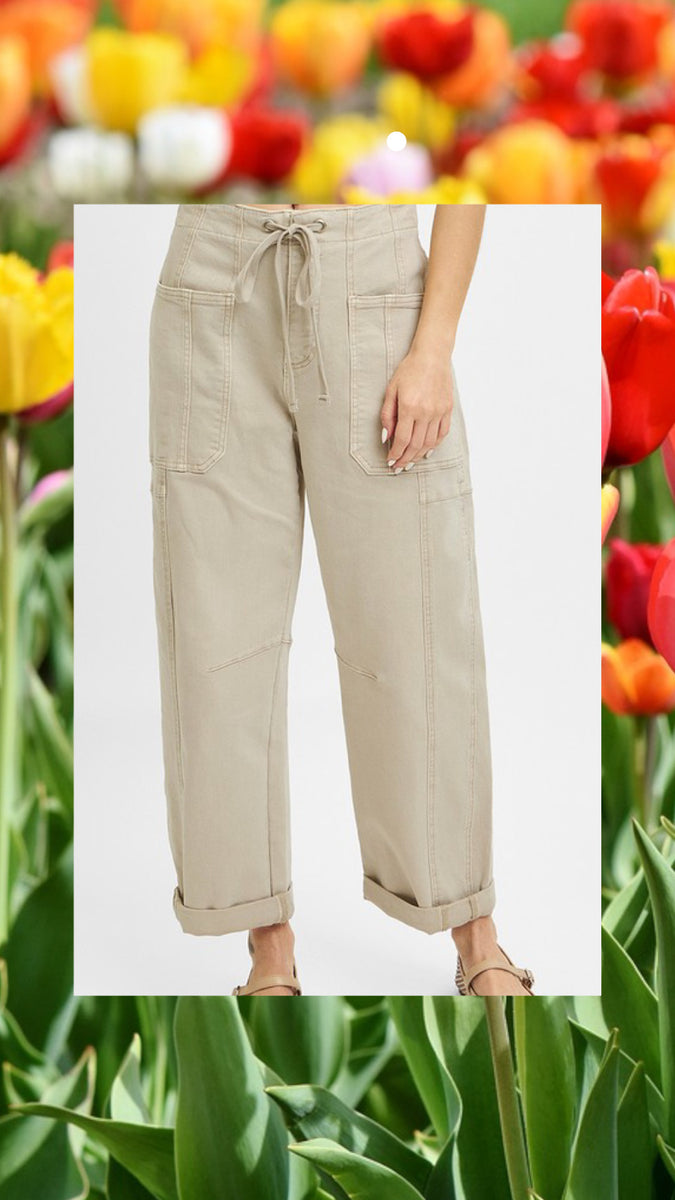 Almond Harley Barrel Denim- Stretchy – ADORNit Clothing